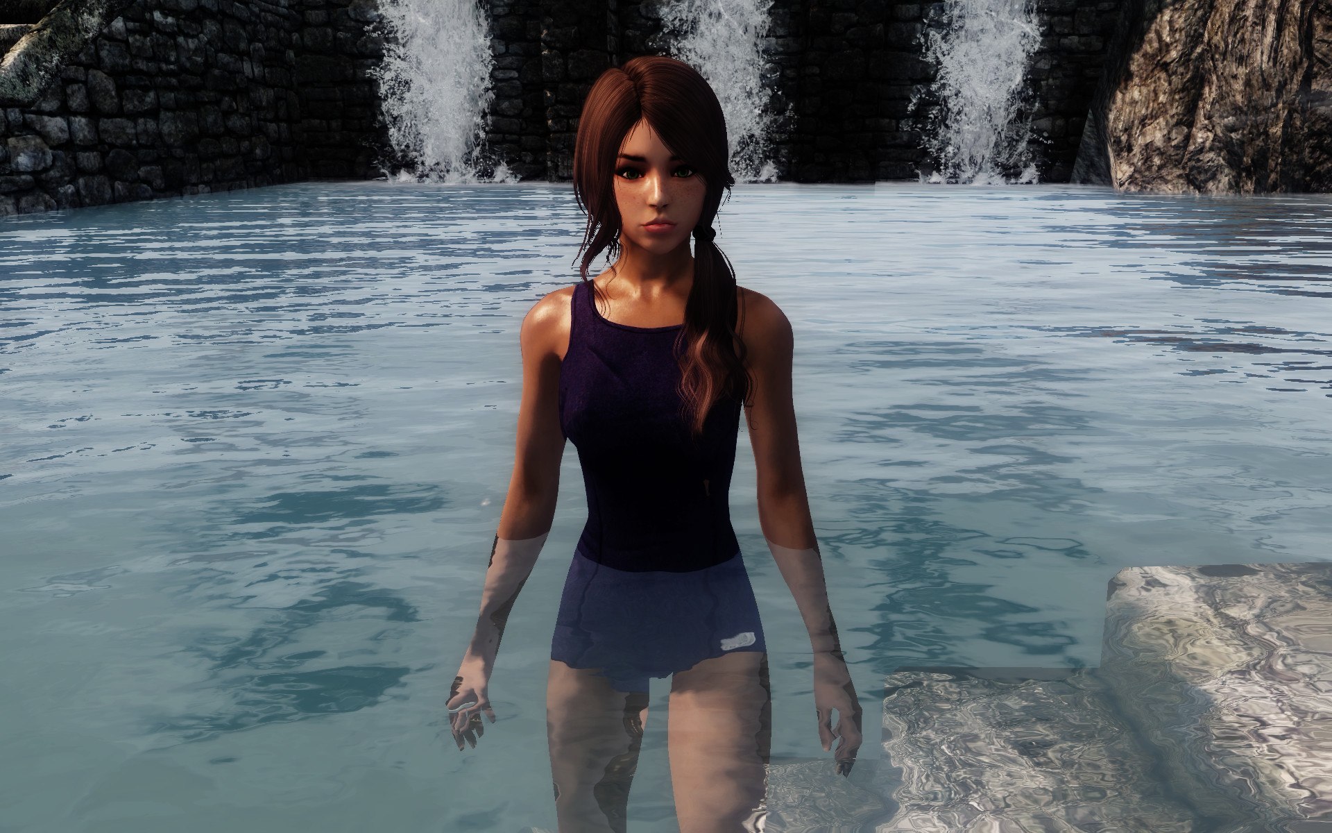 TES 5 Skyrim "Osare Swimsuit - UNP" - Файлы - патч, демо, demo, моды ...